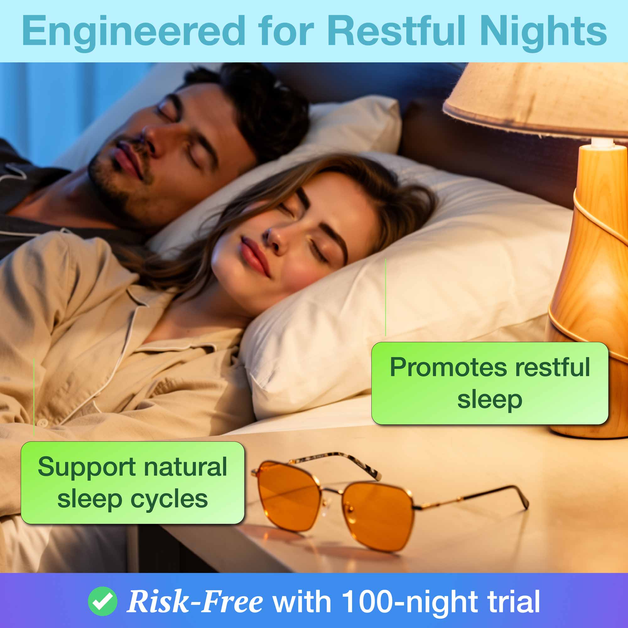 HEXAGON - Blue Light Blocking Glasses | THL SLEEP